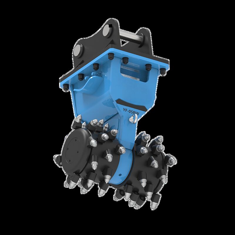 CE Approved Drum Cutter Attachment OEM Drum Cutter For Excavator 2.5 ...
